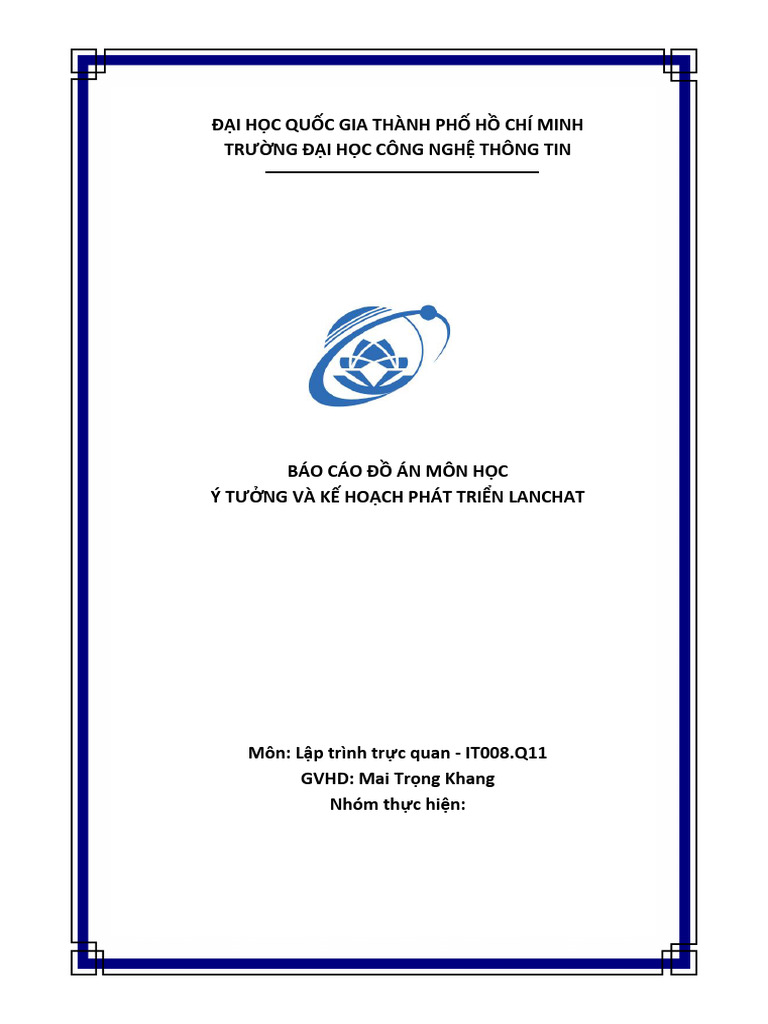 Bao Cao Do An Mon Hoc - It008 | PDF