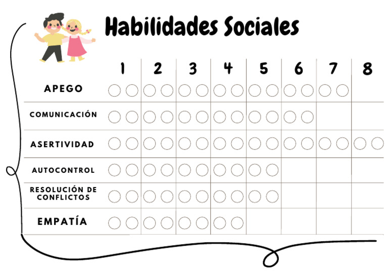 Check List Habilidades Sociales | PDF