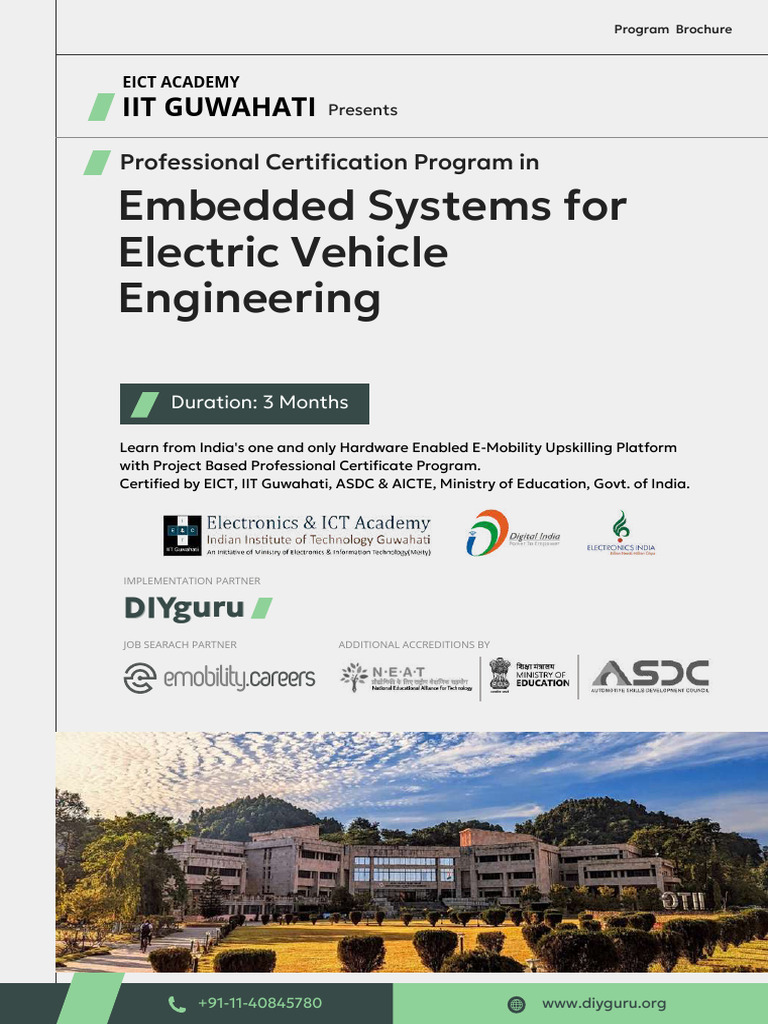 Electric Vehicle Engineering Certification | PDF | Embedded System ...