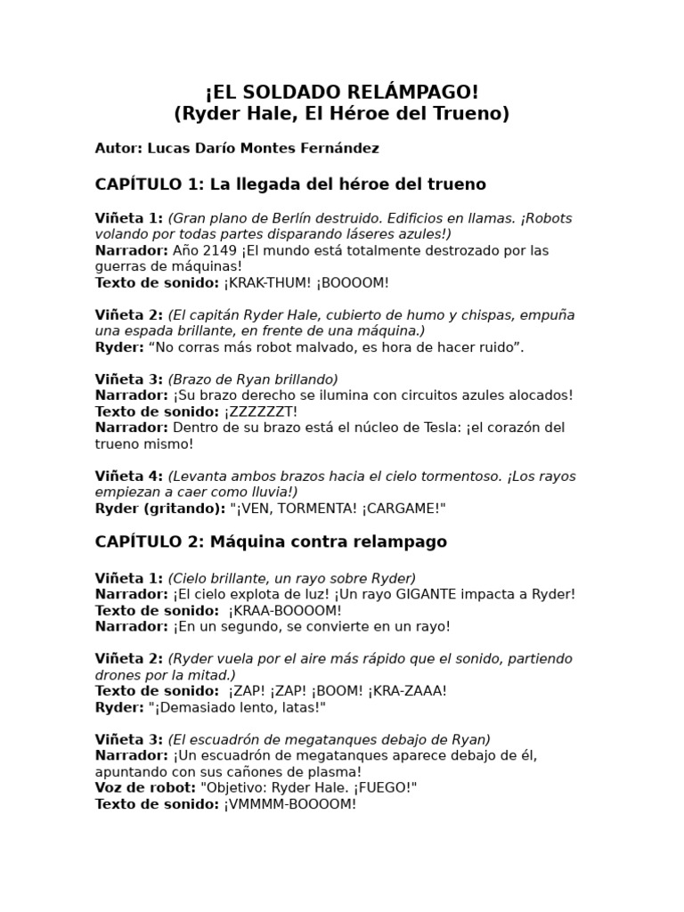 Soldado Relámpago: Héroe del Trueno | PDF | Relámpago
