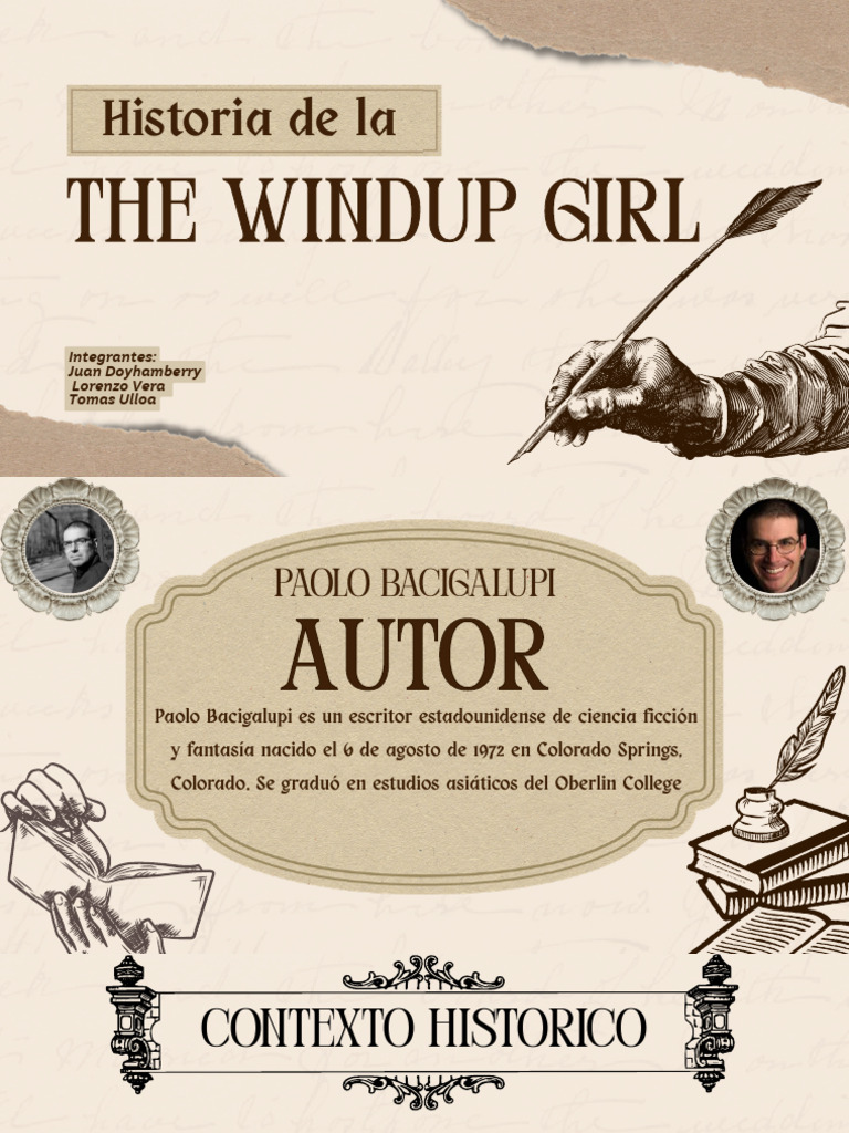The Windup Girl Presentación | PDF | Entorno natural | Protección del ...