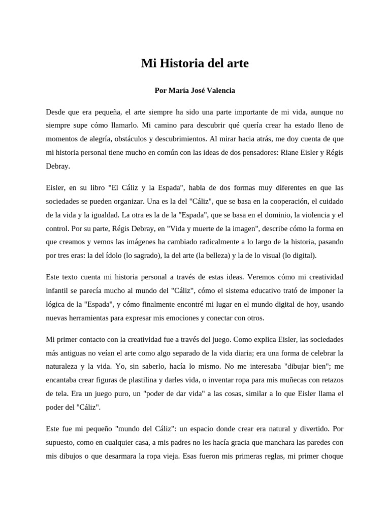 Mi Historia Del Arte | PDF | Creatividad