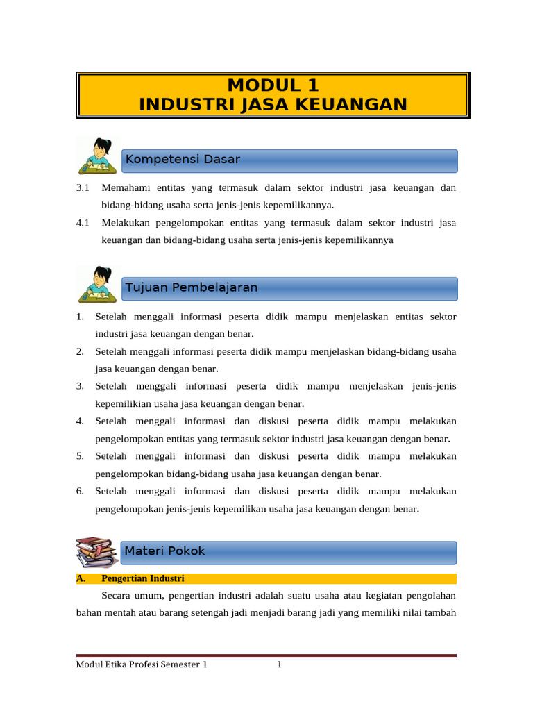Modul 1. Etika Profesi | PDF