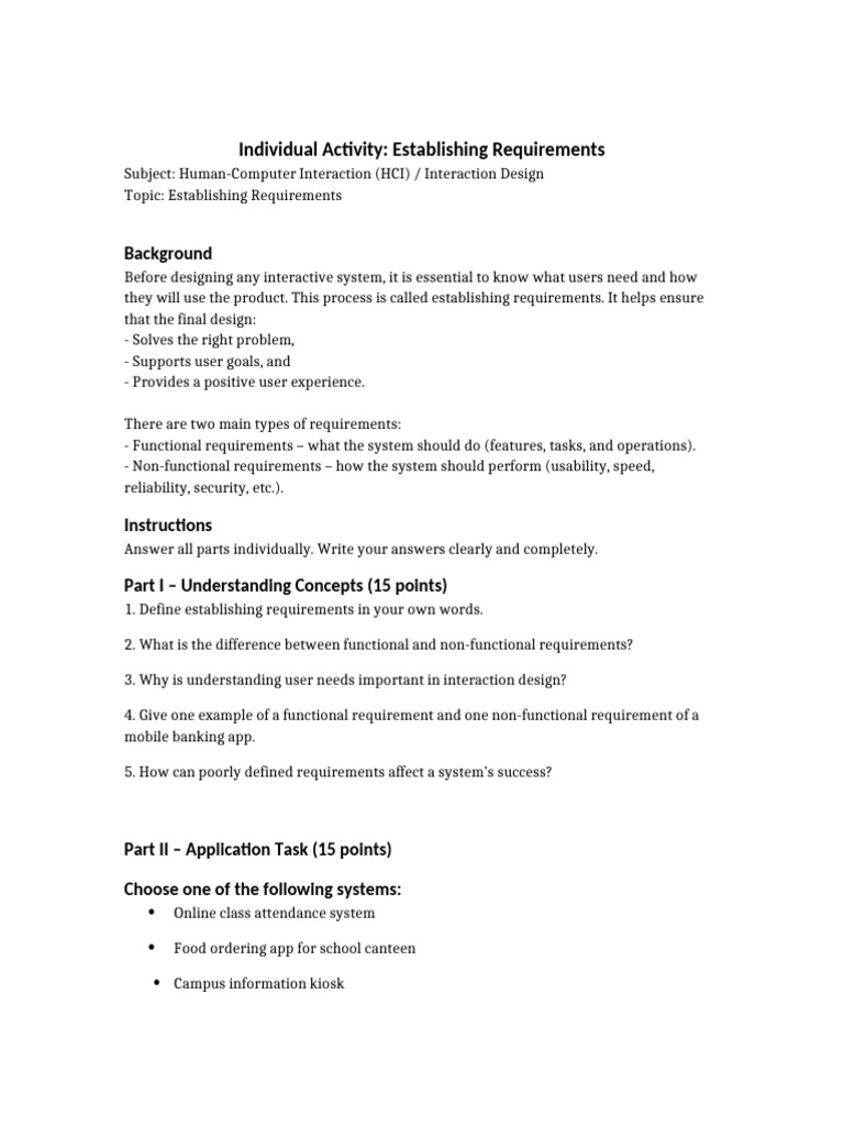 Individual Activity Establishing Requirements 02755c00 Fd1b 46e3 9d06 ...