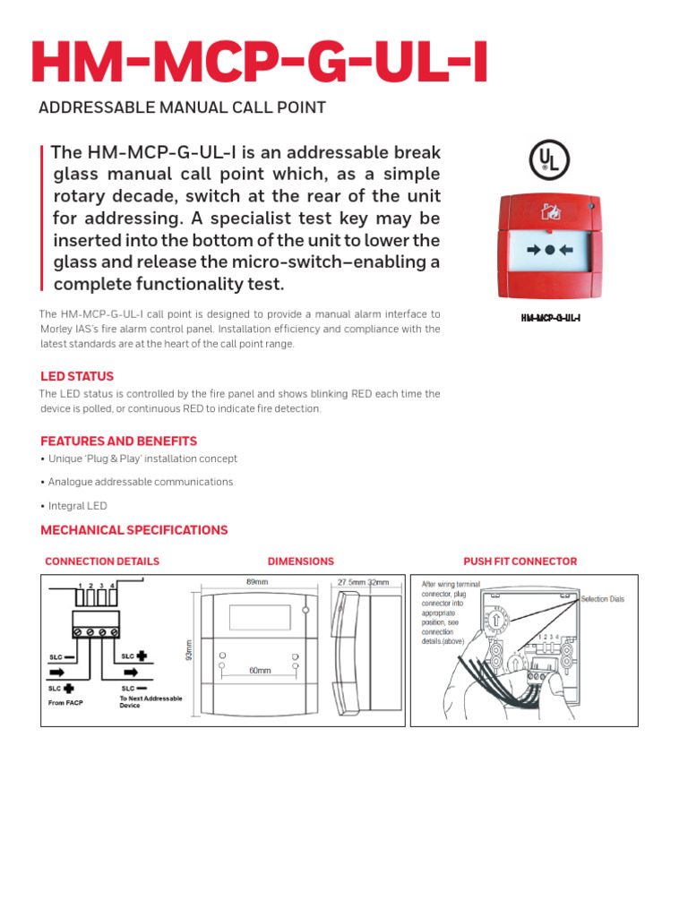 Addressable Break Glass Call Point | PDF