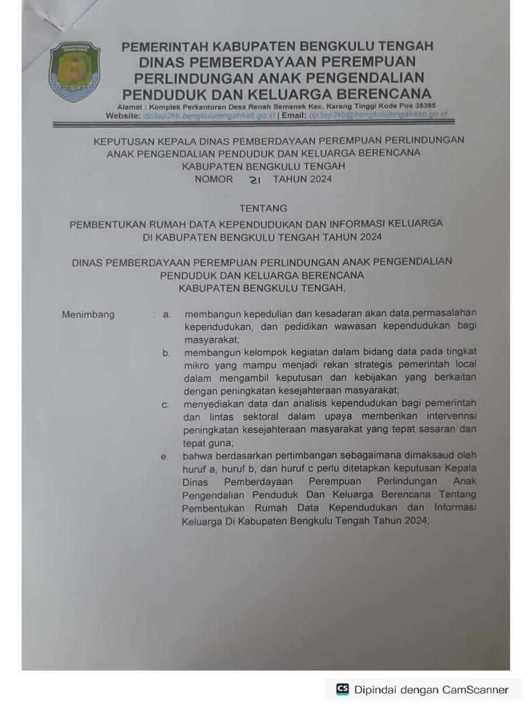 SK RDK Benteng 2024 | PDF