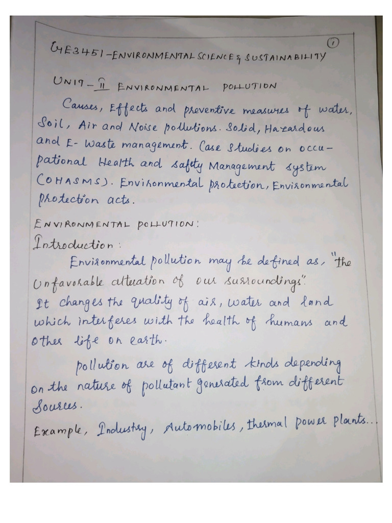 ESS UNIT 2 Materials | PDF