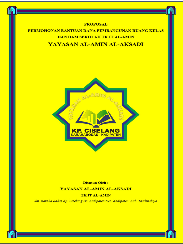 Proposal Yayasan Al-Amin Agustus 2025 | PDF