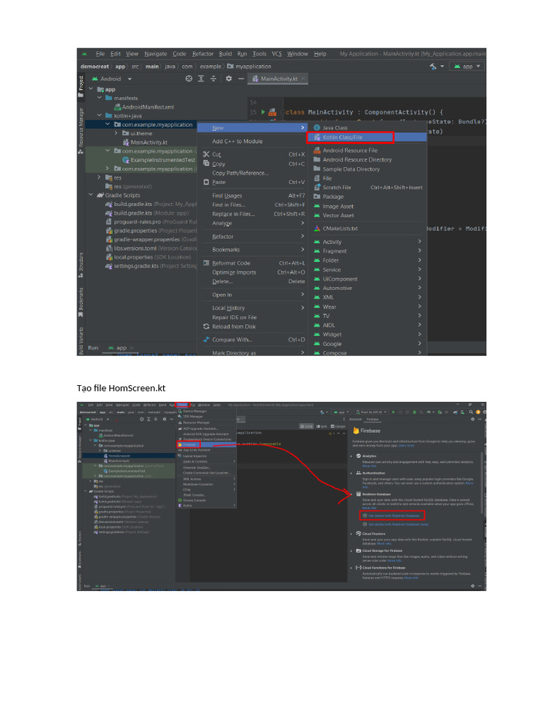 Huong Dan Create Firebase | PDF