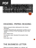 Business Letter Punctuation Styles | PDF | Résumé | Punctuation