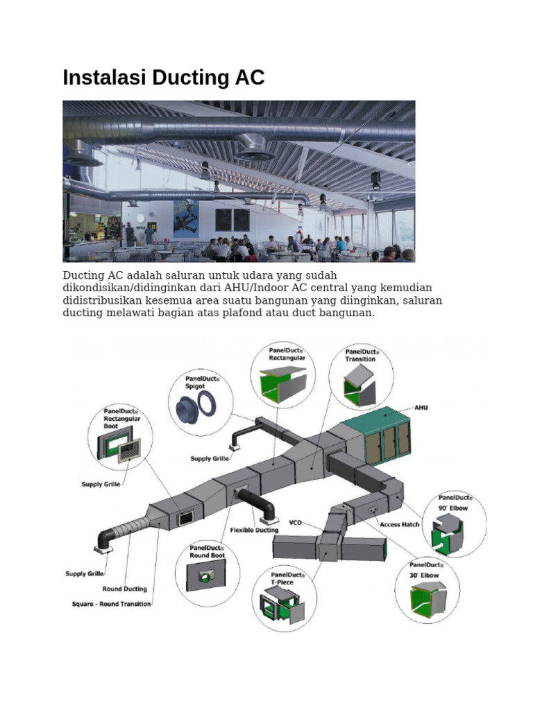 Panduan Instalasi Ducting AC | PDF