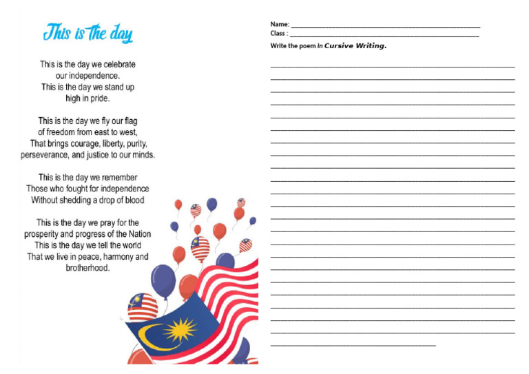 Poem Merdeka | PDF
