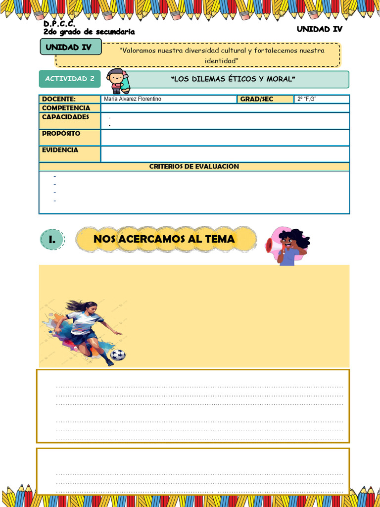 2° DPCC -ACTV.02-UNI.4 2024dpccestudiayaprende | PDF | Moralidad