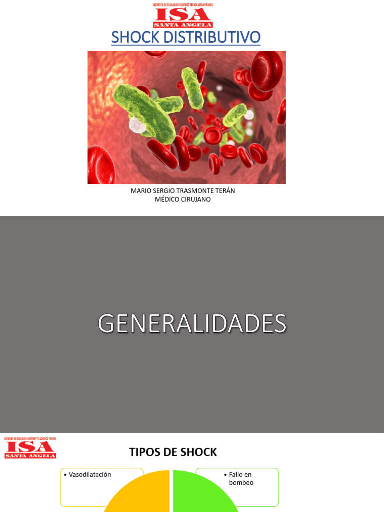 Fisiopatología del Shock Distributivo | PDF | Septicemia | Choque ...