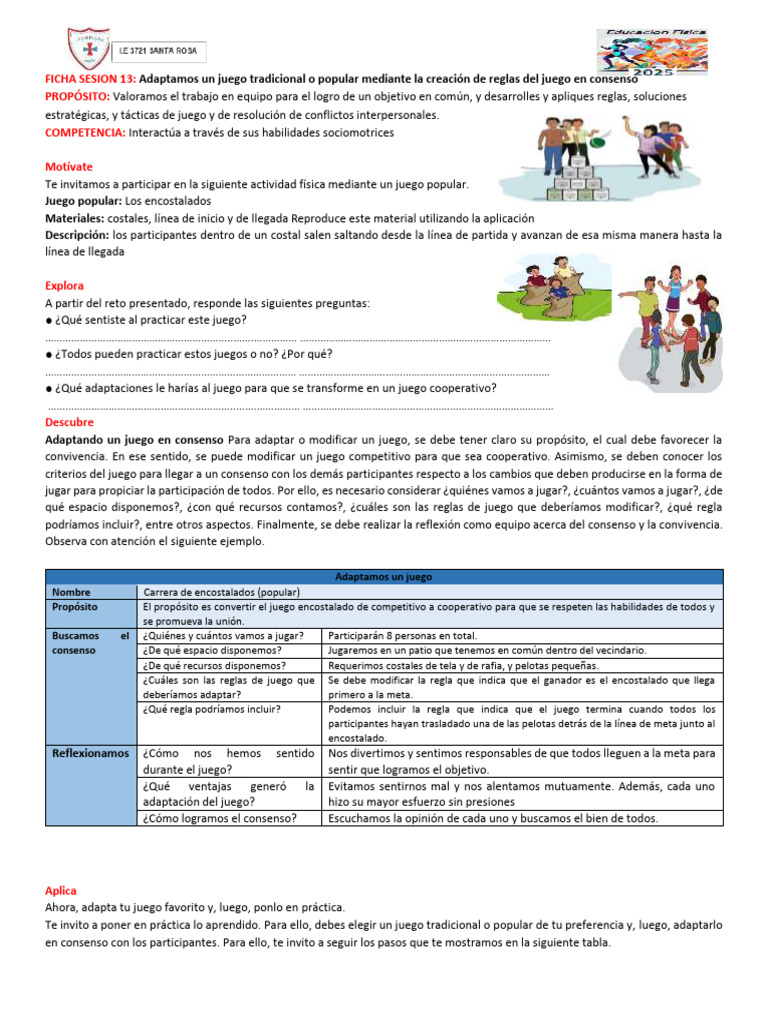Ficha Sesion 13 2 ABC Sec | PDF