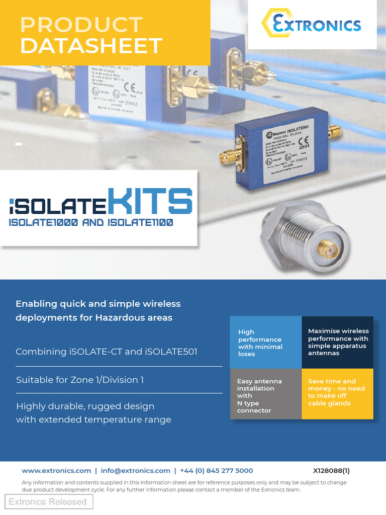 iSOLATE Wireless Deployment Kits Guide | PDF | Electricity | Electrical ...