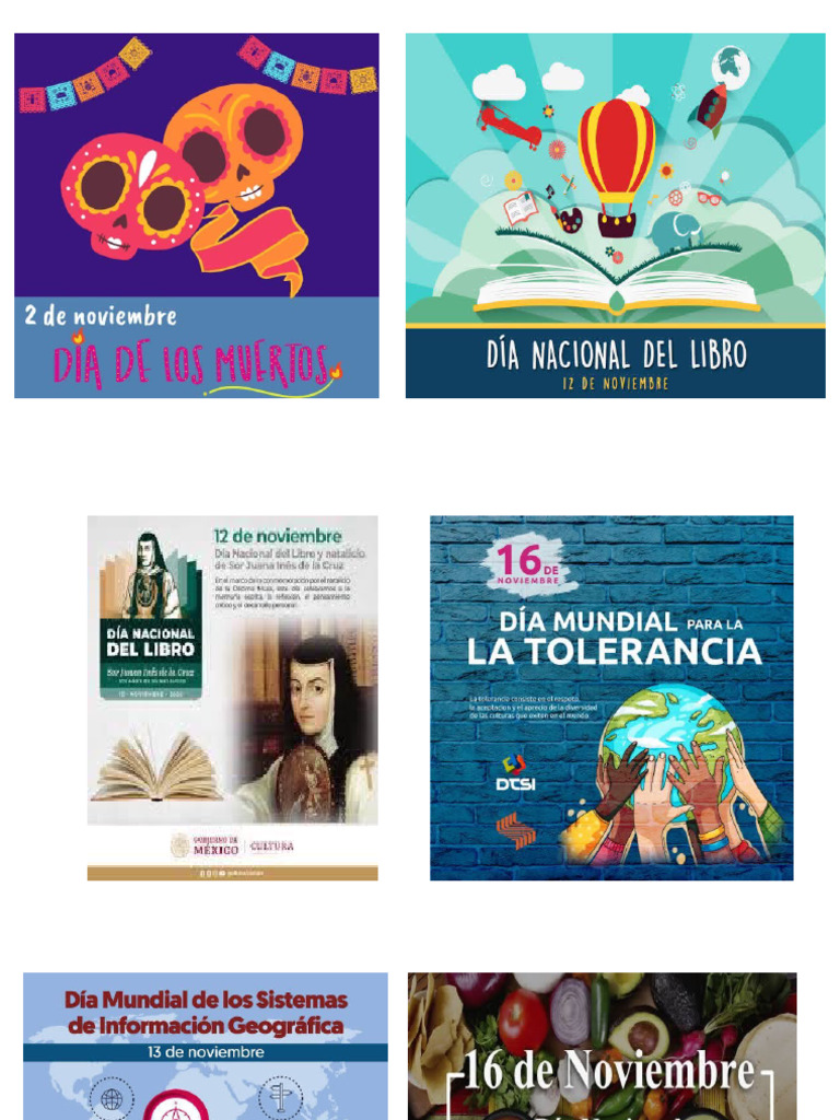 Efemerides Mes Noviembre | PDF