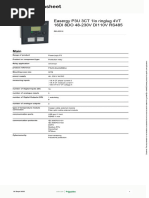 PowerLogic P3U30 Relay Overview | PDF | Relay | Sustainability