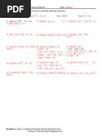 AP Precalculus Worksheets 3.4 3.5 Sine and Cosine Function Graphs and ...
