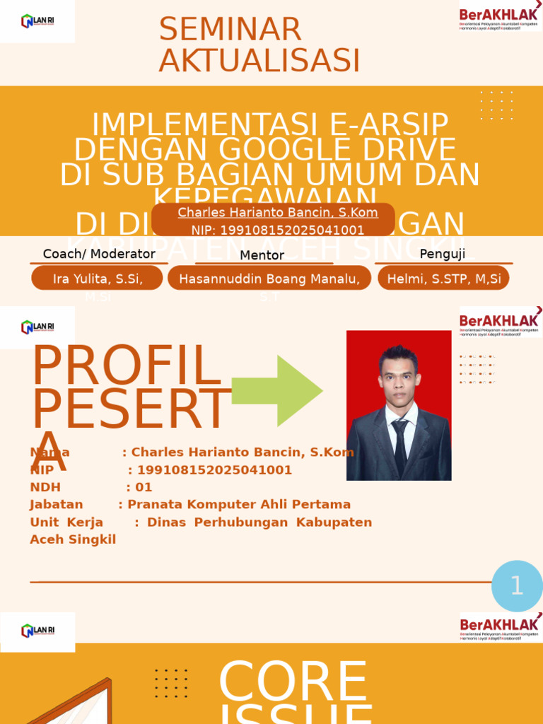 Bahan Tanyang Seminar Aktualisasi Charles Harianto Bancin | PDF