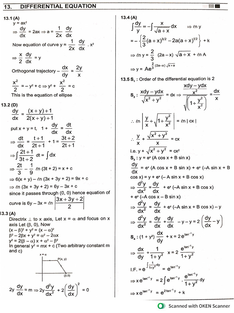 Differential Equation | PDF