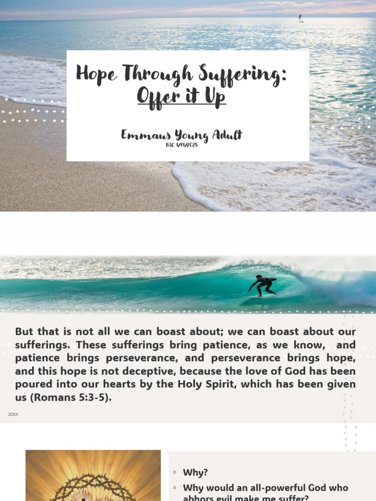 Understanding Suffering and Hope | PDF | Salvation | Jesus