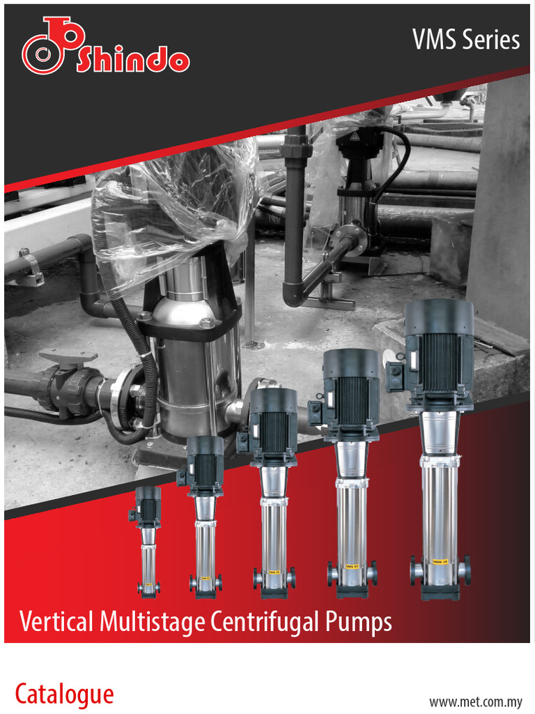 VMS Series Vertical Centrifugal Pumps | PDF | Pump | Continuum Mechanics