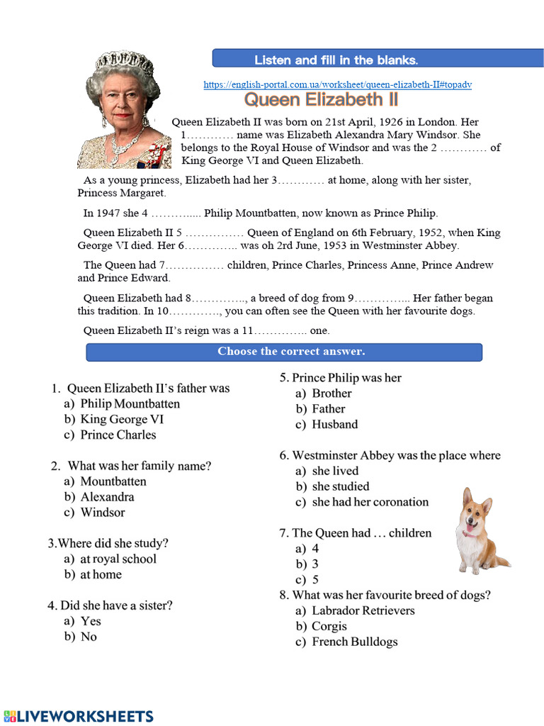 Listening About Queen Isabel | PDF