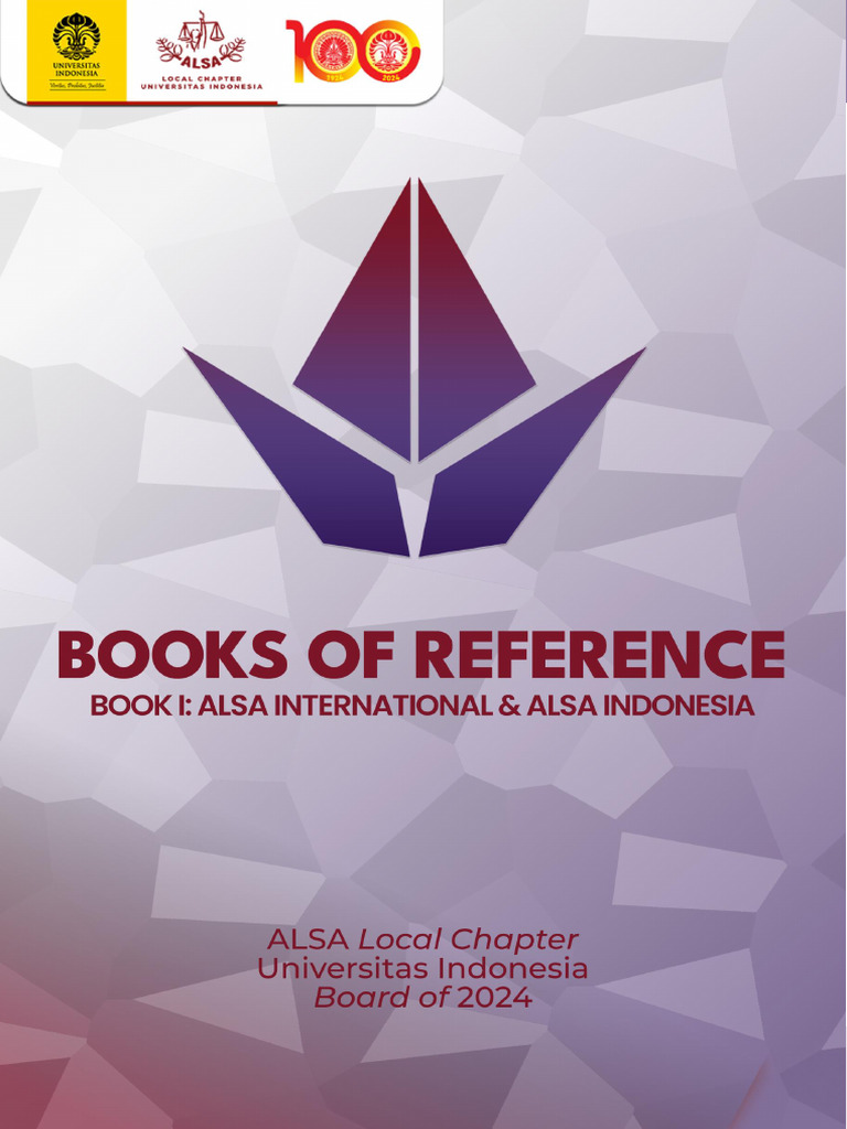 Book I - Books of Reference ALSA LC UI Board of 2024 | PDF