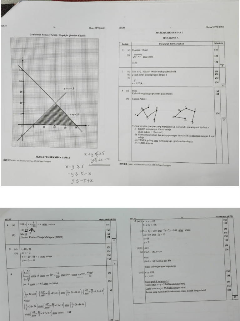 TRG 2022 Latihan Maths f4 | PDF