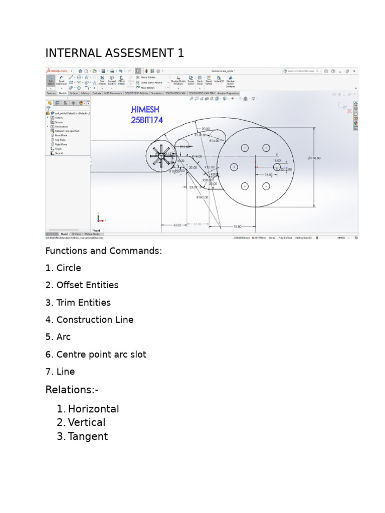 Internal Assesment 1 | PDF