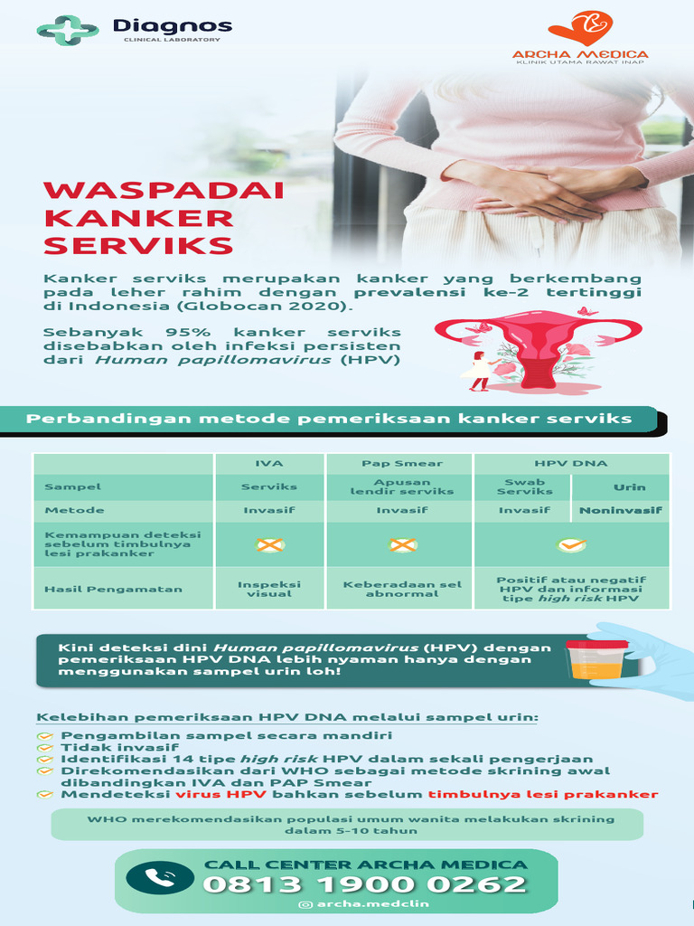 Roll Banner HPV DNA Urin Roll Banner Arca Medika | PDF