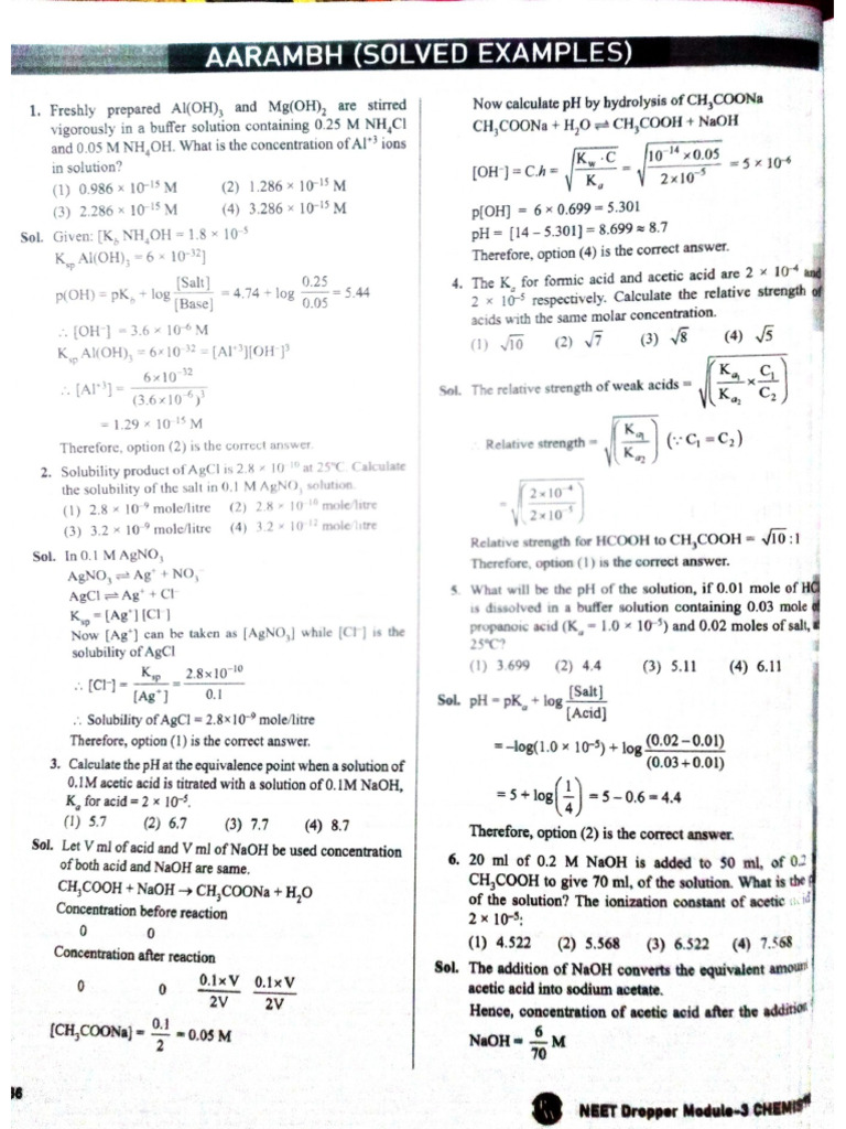 Equilibrium Physical Chemistry Module PDF | PDF
