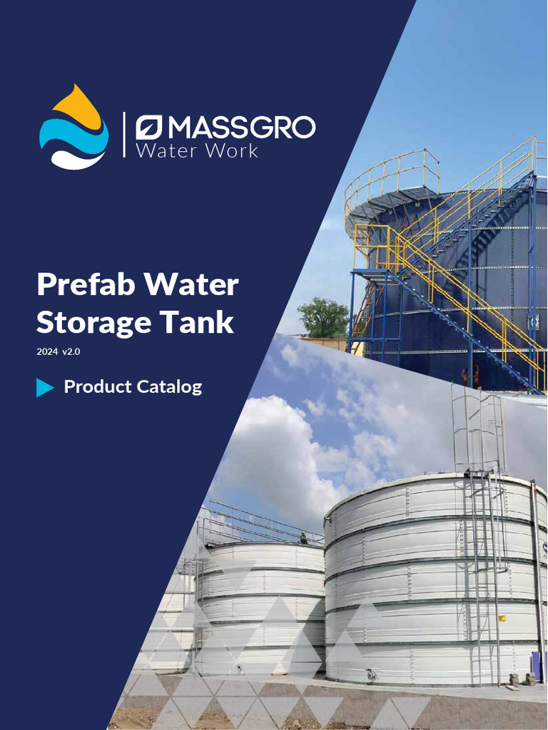 Massgro Prefab Water Tank Catalog | PDF | Foods | Cattle Products
