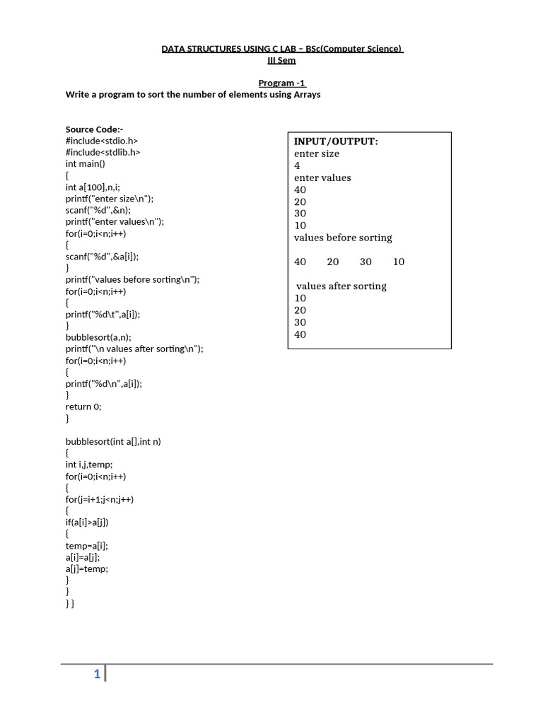 II SEM Data Structures Programs | PDF | Queue (Abstract Data Type) | Computer Programming