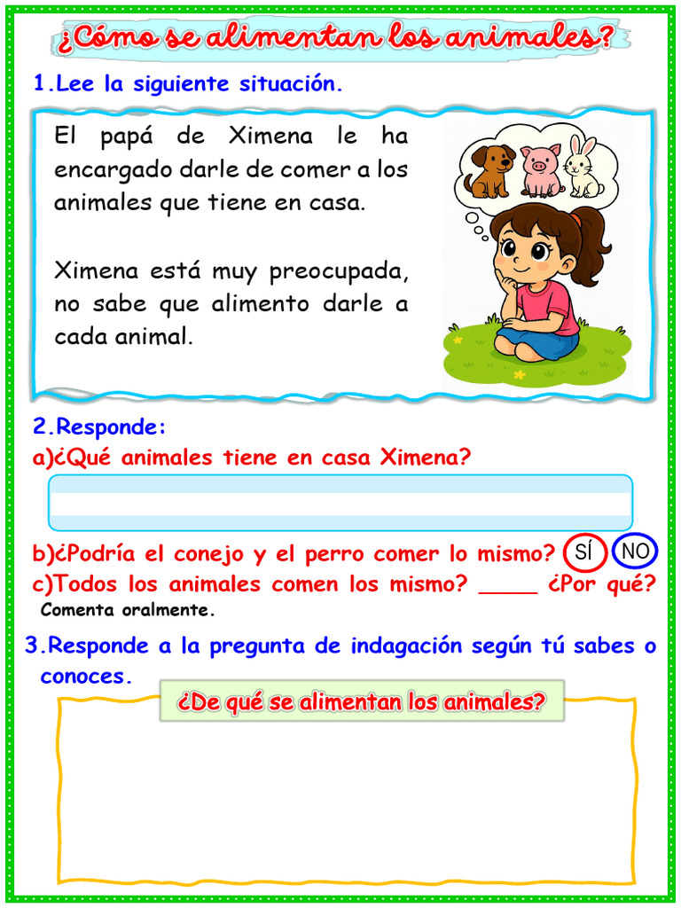 Alimentación de Animales: Herbívoros, Carnívoros y Omnívoros | PDF ...
