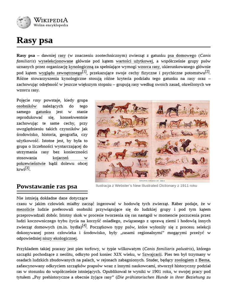 Rasy Psa | PDF