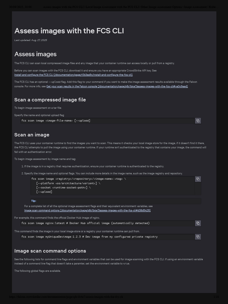 Assess Images With the FCS CLI _ Local Image Assessment With the FCS CLI _ Other Image ...