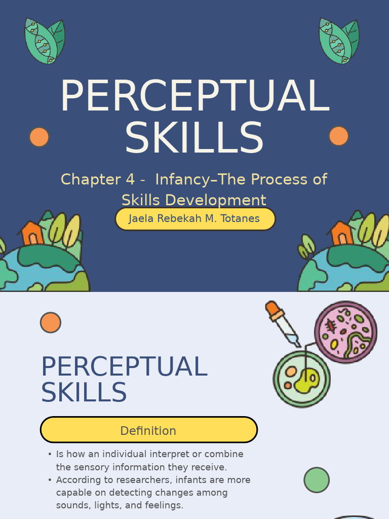 Perceptual Skills | PDF | Perception | Infants