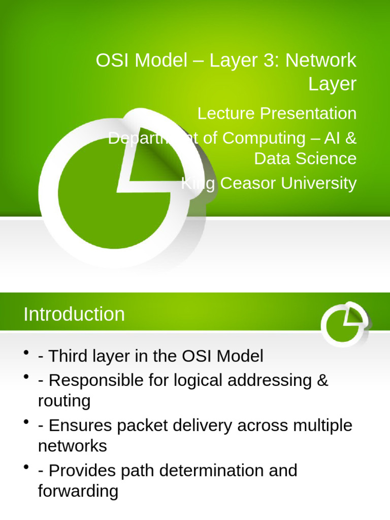 Understanding OSI Model Layer 3: Network | PDF