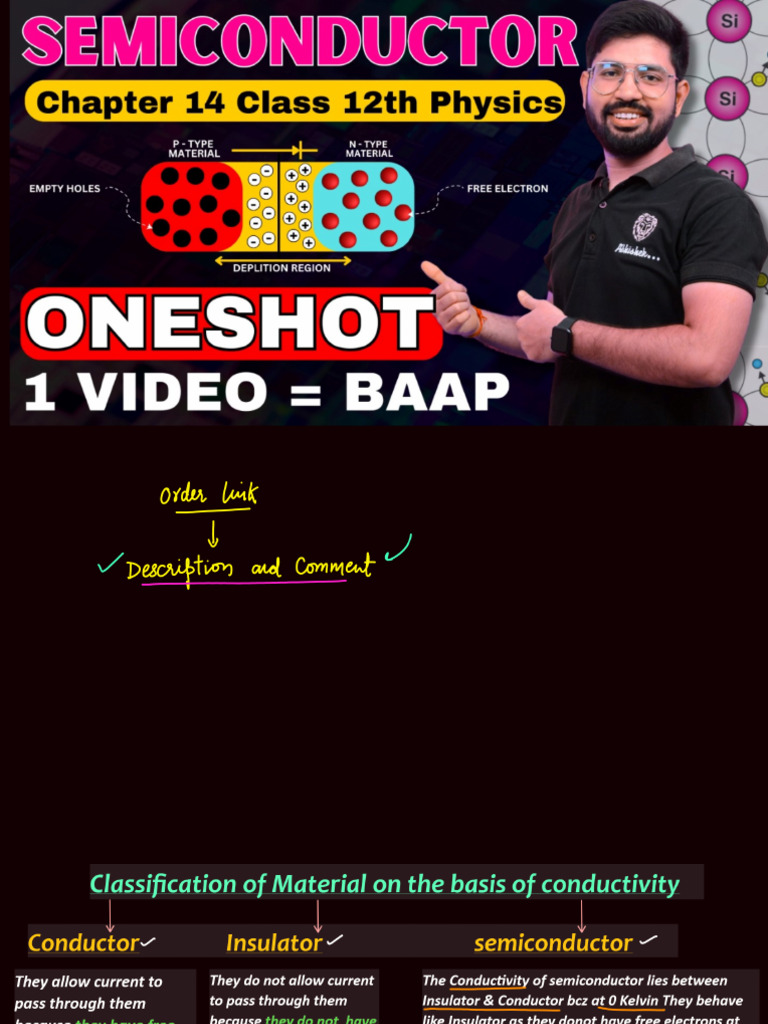 Semiconductor Class 12 Notes | PDF