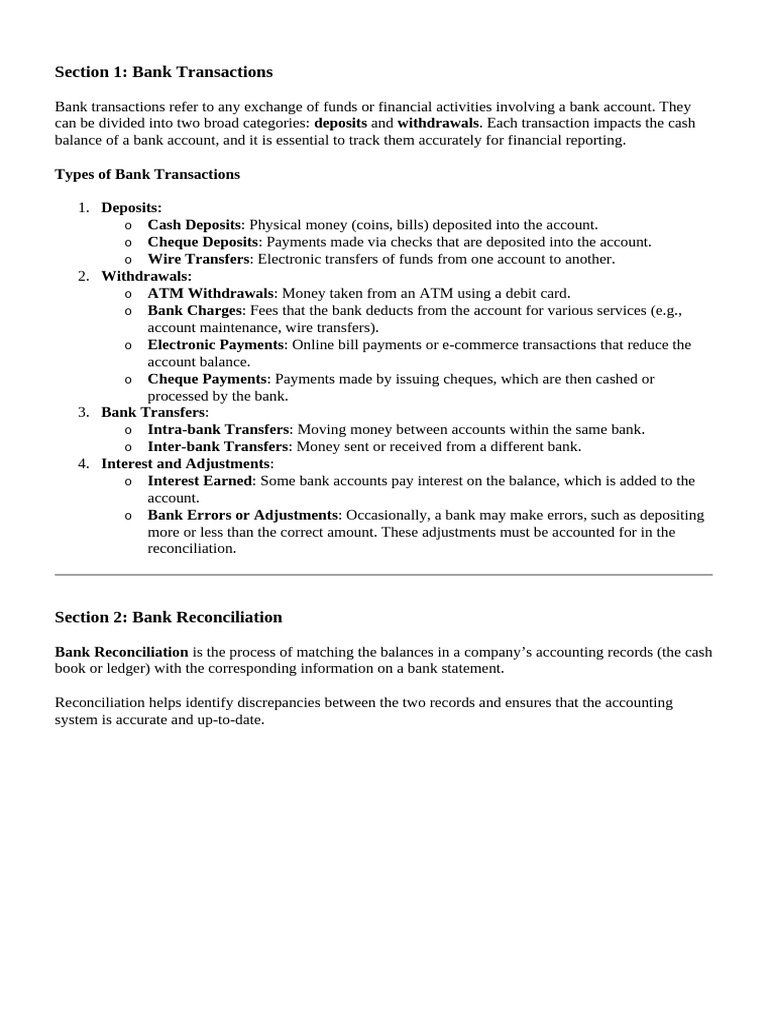Bank Recon Lesson | PDF | Banks | Cheque