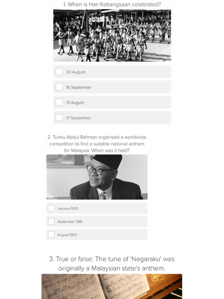 Merdeka Quiz | PDF
