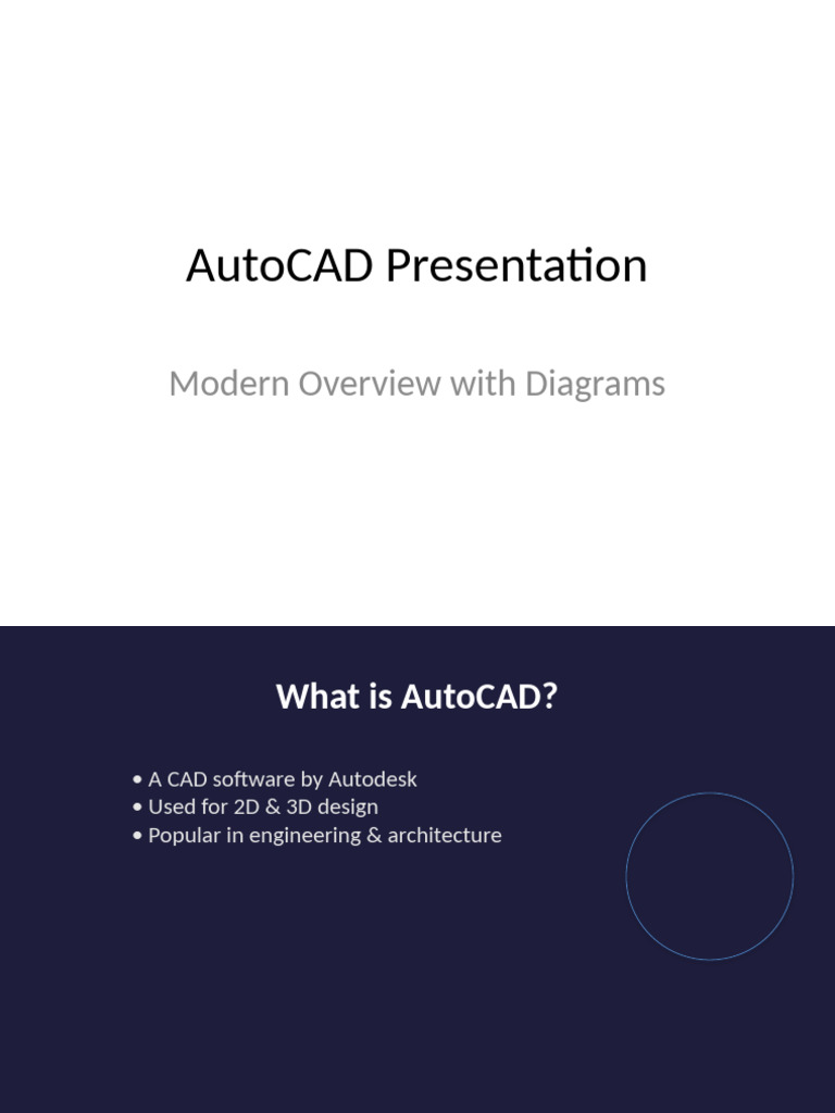 AutoCAD Overview: Features & Applications | PDF