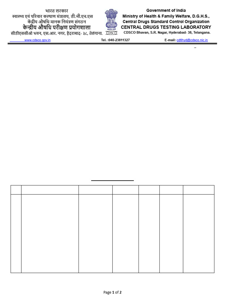 Cough Syrup Testing Requisition Form | PDF