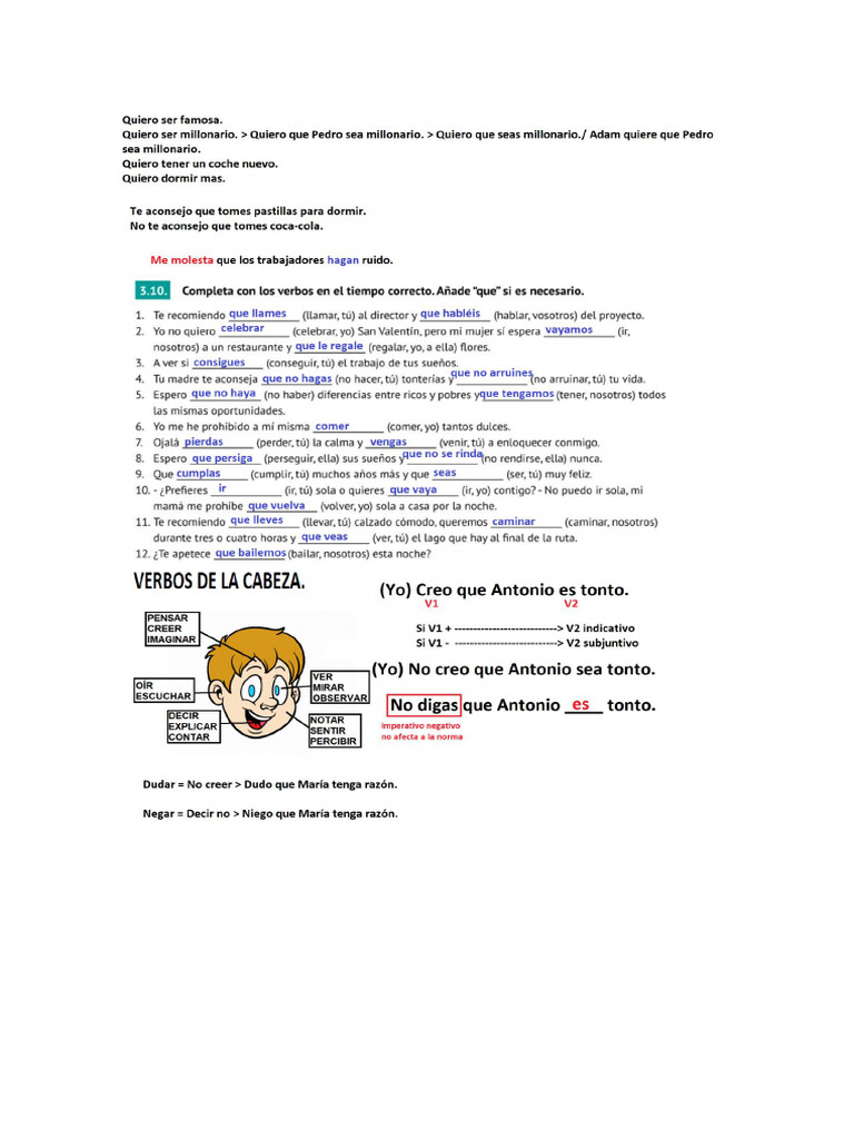 18-19.10.2025practical Spanish - Grammar III. | PDF