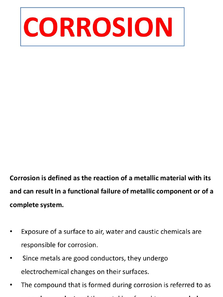 Corrosion | PDF