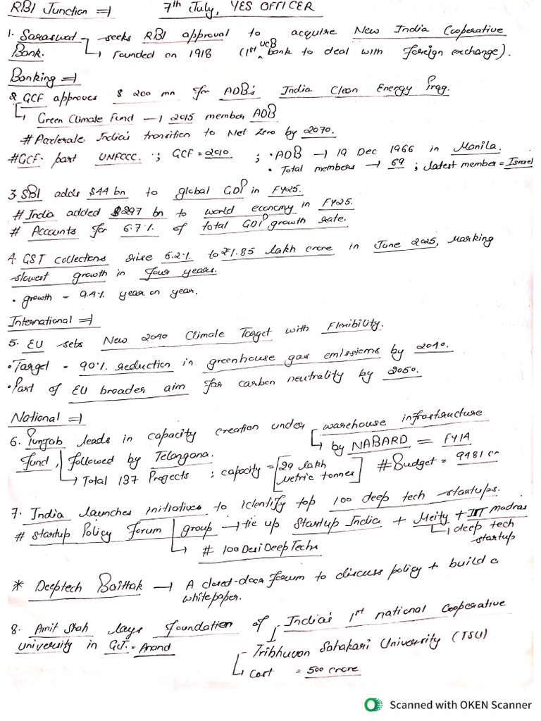 7 07 2025, Handwritten Notes | PDF