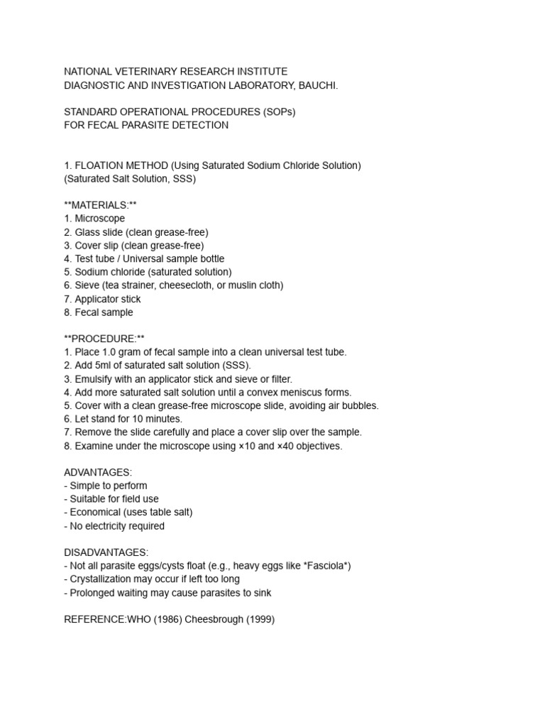 Sedimentation and Floatation Method | PDF