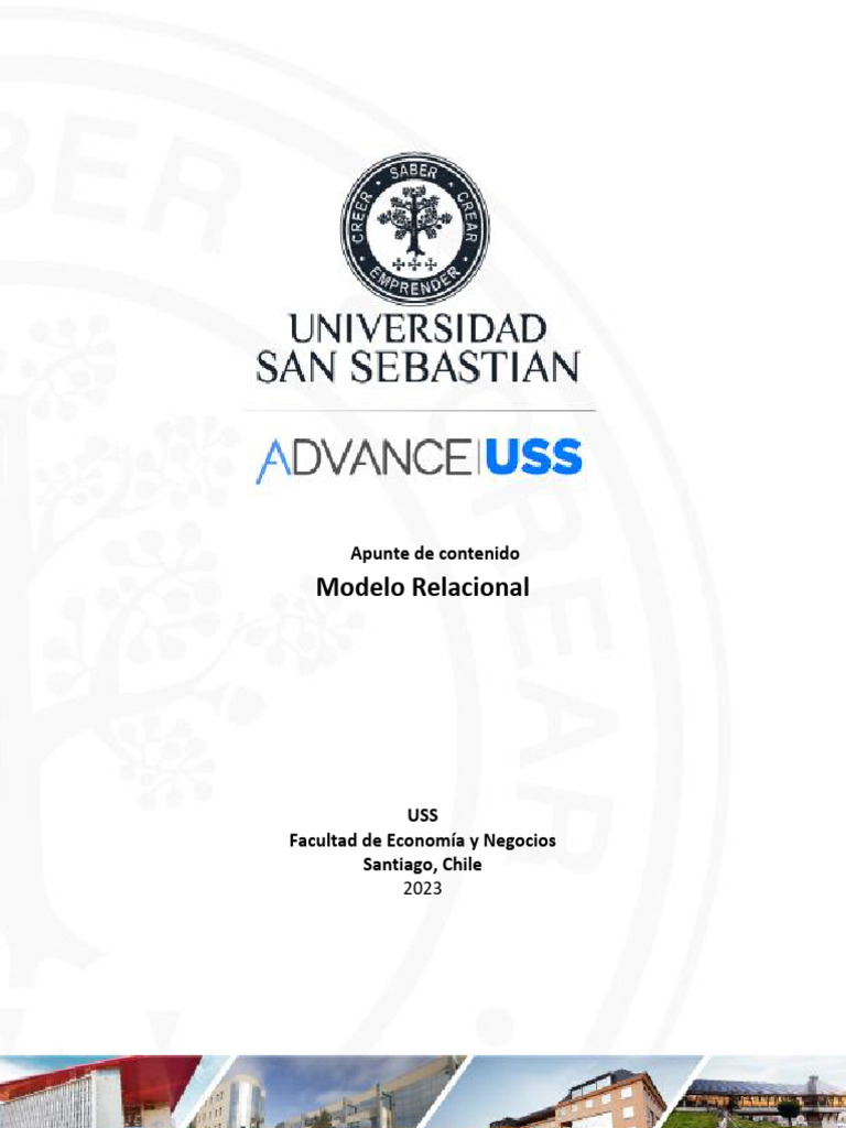 U2 S4 Apunte Modelo Relacional | PDF | Modelo relacional